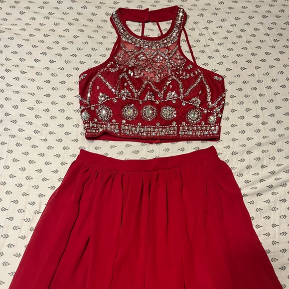 Windsor | Dresses | Windsor Homecoming 2 Piece With Skirt Dress | Poshmark